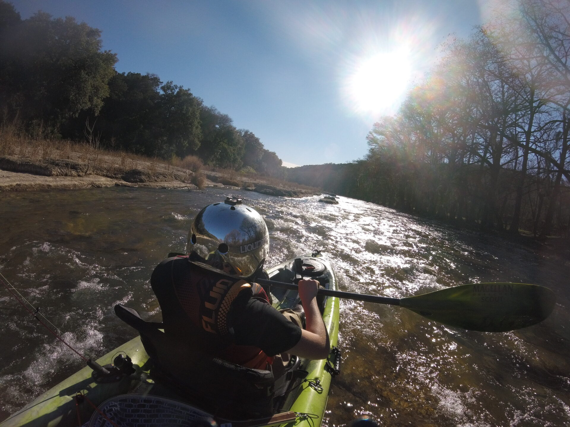 Kayaking Down The Guadalupe Part 1 - Hudson's Fishing Adventures